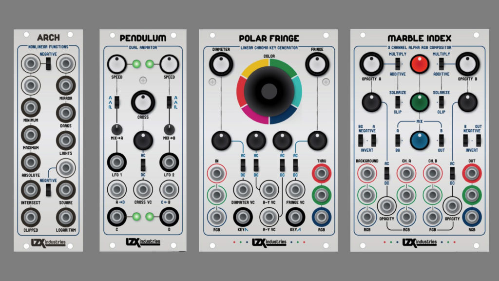 LZX Industries Expands Their Video Synthesizer Eurorack Lineup With 4 ...