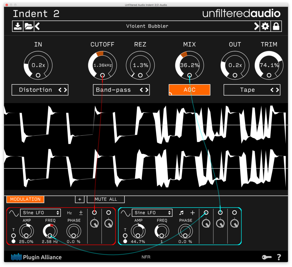Unfiltered Audio Introduced Dent 2 & Indent 2 - New Advanced Distortion & Waveshaping Plugins ...