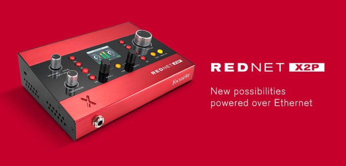 Focusrite Launched Red 16Line Thunderbolt & RedNet X2P Dante Audio ...