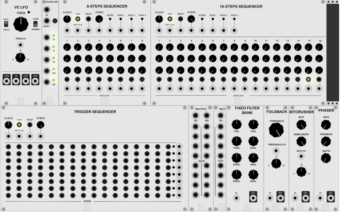 Autodafe Enters In The VCV Rack World With Several Free Modules (LFO, Clock Divider, Bitcrusher ...