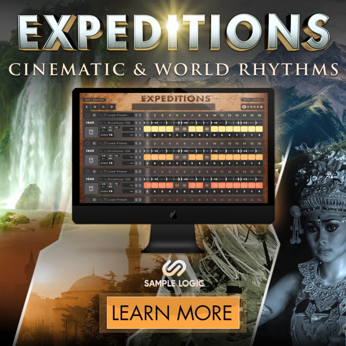 Sample Logic Introduced Expeditions - Cinematic & World Rhythms For Kontakt 5 - SYNTH ANATOMY