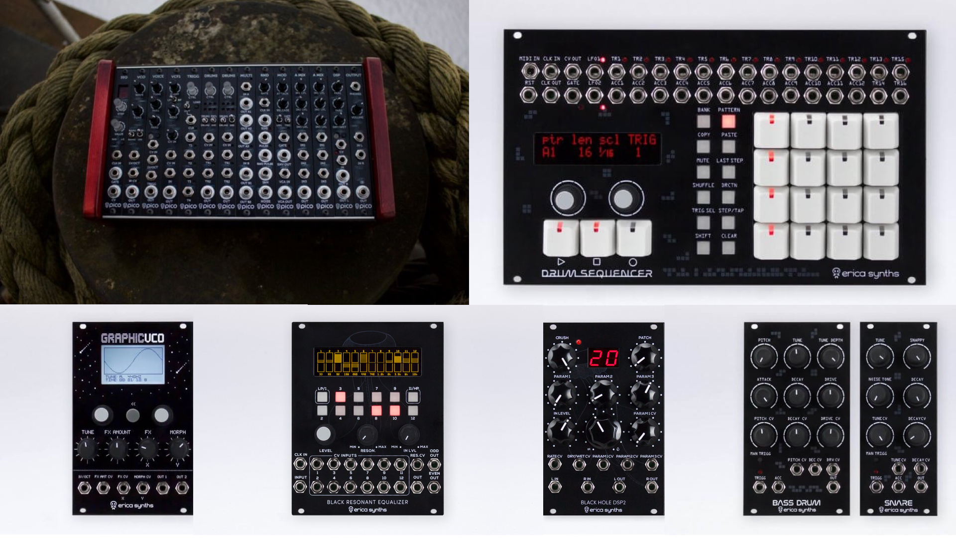 NAMM 2018: Erica Synths Launched Graphic VCO, Resonant EQ & More