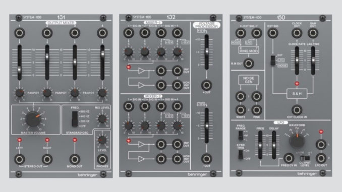 BEHRINGER Wants To Recreate The 100M Series In Eurorack Format