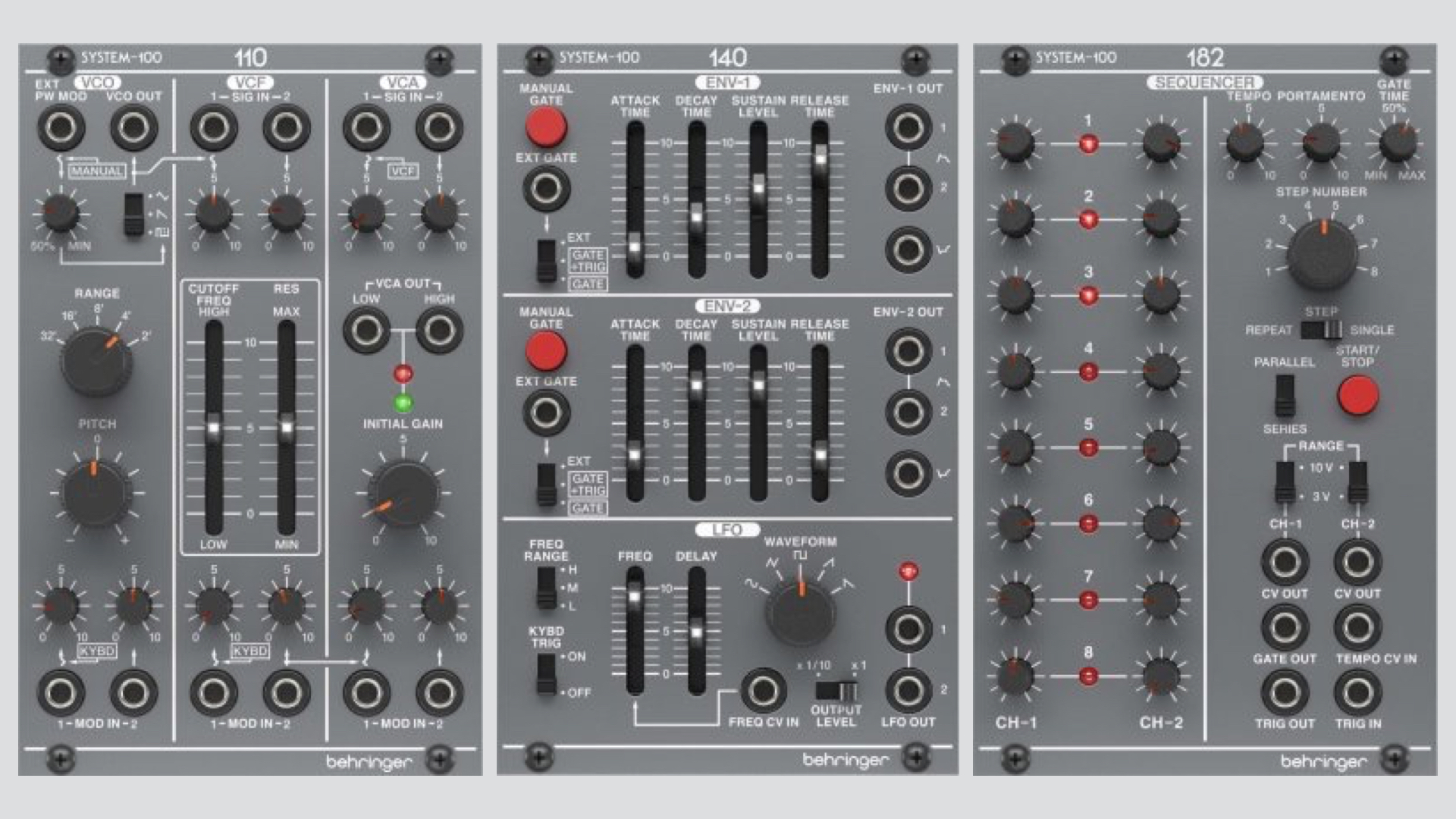 BEHRINGER Wants To Recreate The 100M Series In Eurorack Format