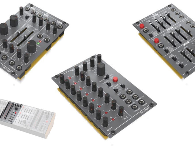 Behringer Intros 3-Tier Eurorack Stand For Their 104HP Case & Synths