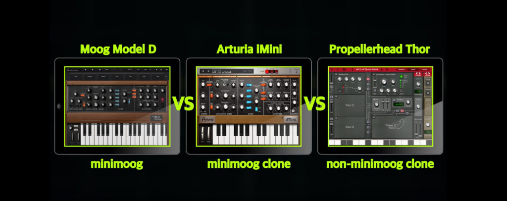 Can You Hear It? Moog Model D App Vs. ARTURIA iMini Synthesizer