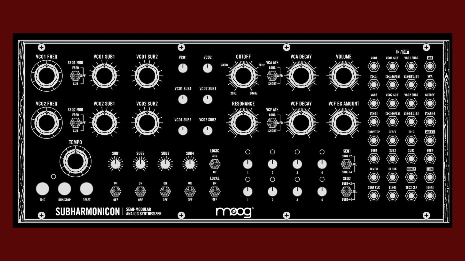 Moog Subharmonicon Semi-Modular Analog Synthesizer Sound Demo