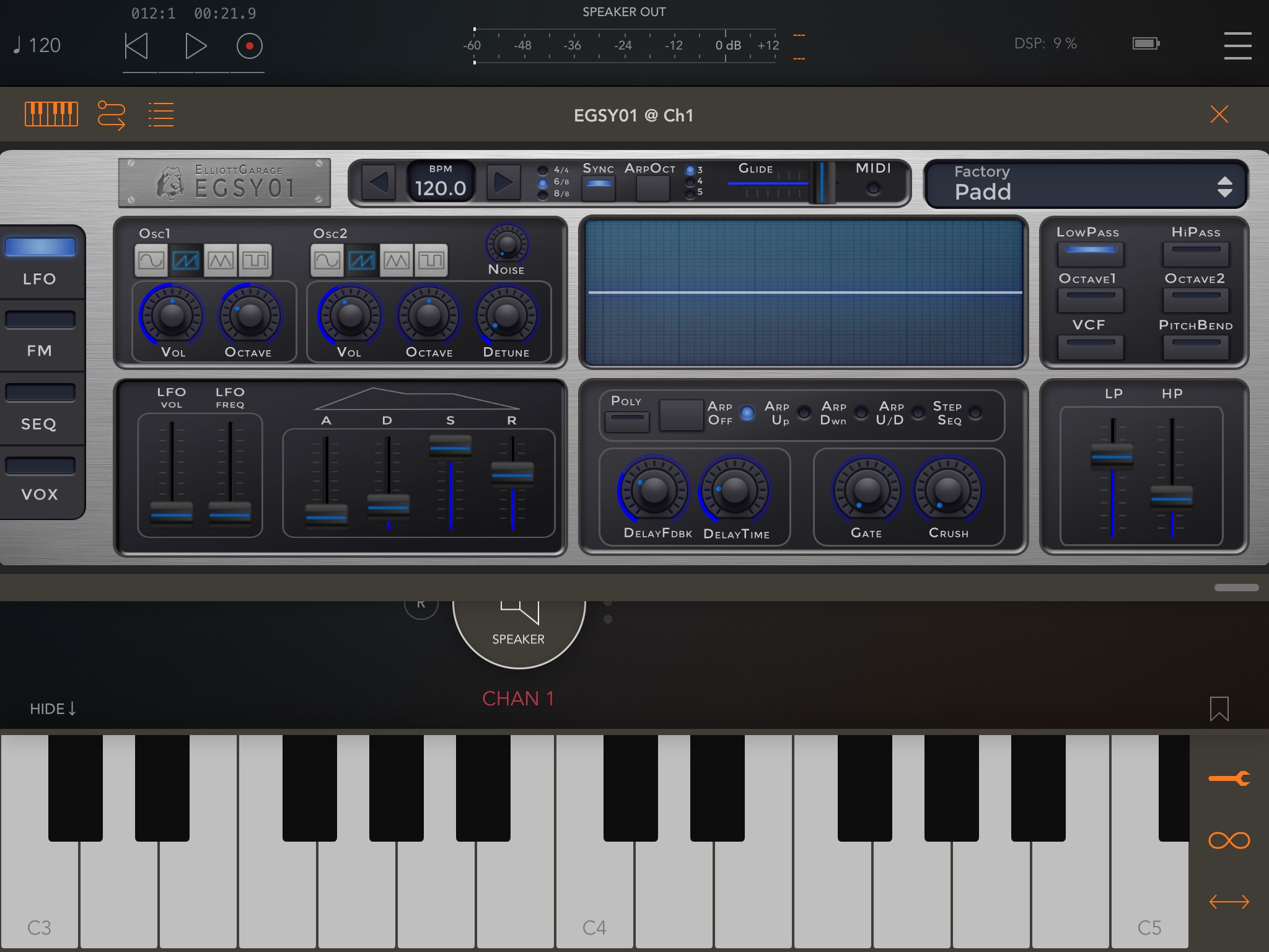 EGSY01 Analog Synth V.3 For iOS Is Now Compatible With AUv3!