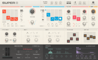 Native Instruments SUPER 8, New Poly Synthesizer For Reaktor 6 Player