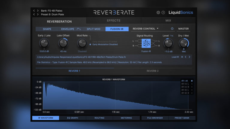 LiquidSonics Reverberate 3 Plugin, Lab For Your Own Advanced ...