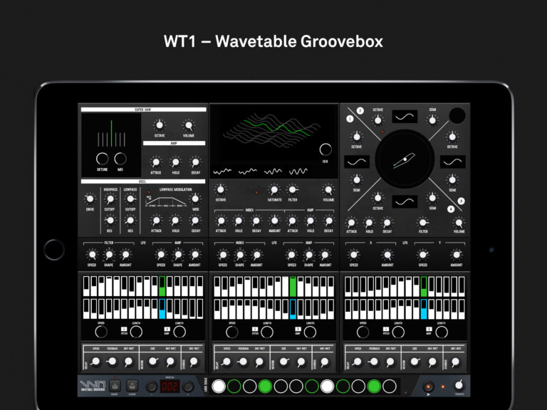 WT1 Fuses Three Synthesizers In A New Wavetable Groovebox For iOS