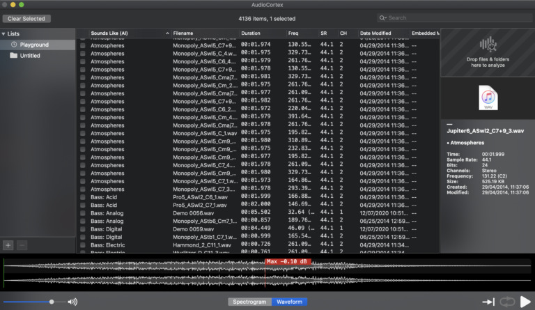 AudioCortex , New Sound Browser For MacOS Magically Categories Your Samples