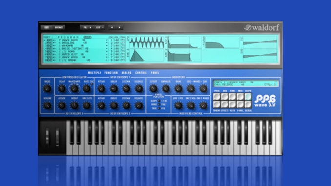 Waldorf PPG Wave 3.V Wavetable Synthesizer Plugin Is Now 81% OFF