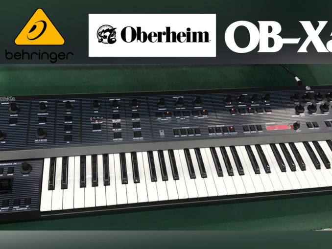 Behringer UB-Xa pre-production unit first look and sound demo