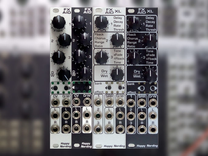 Happy Nerding FX AID Announced, New 4HP Multi-FX Eurorack Module