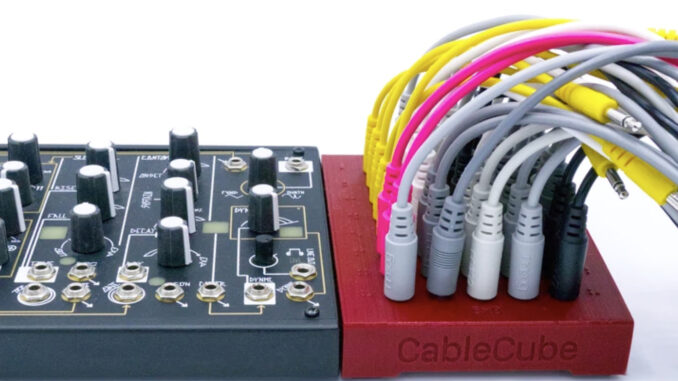 Uwyn CableCube, An Elegant Solution To Organize Your Eurorack Cables