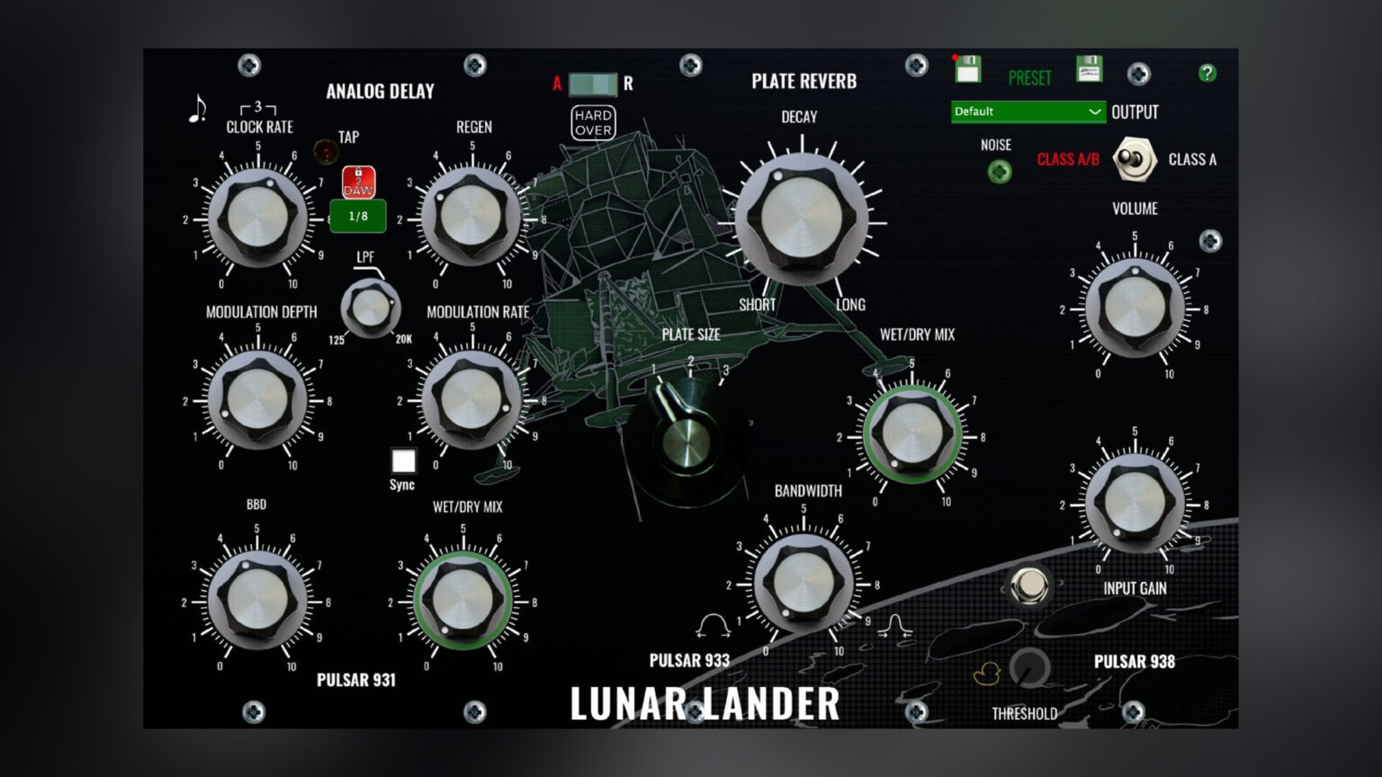 Pulsar Modular Lunar Lander Review, Vintage-Inspired Multi-FX Plugin
