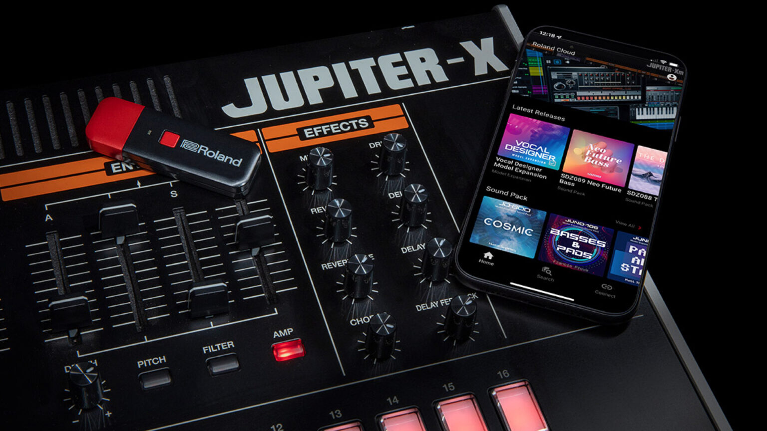 Roland Jupiter-X/Xm 2.0: Roland Cloud Connect & vocal designer model ...