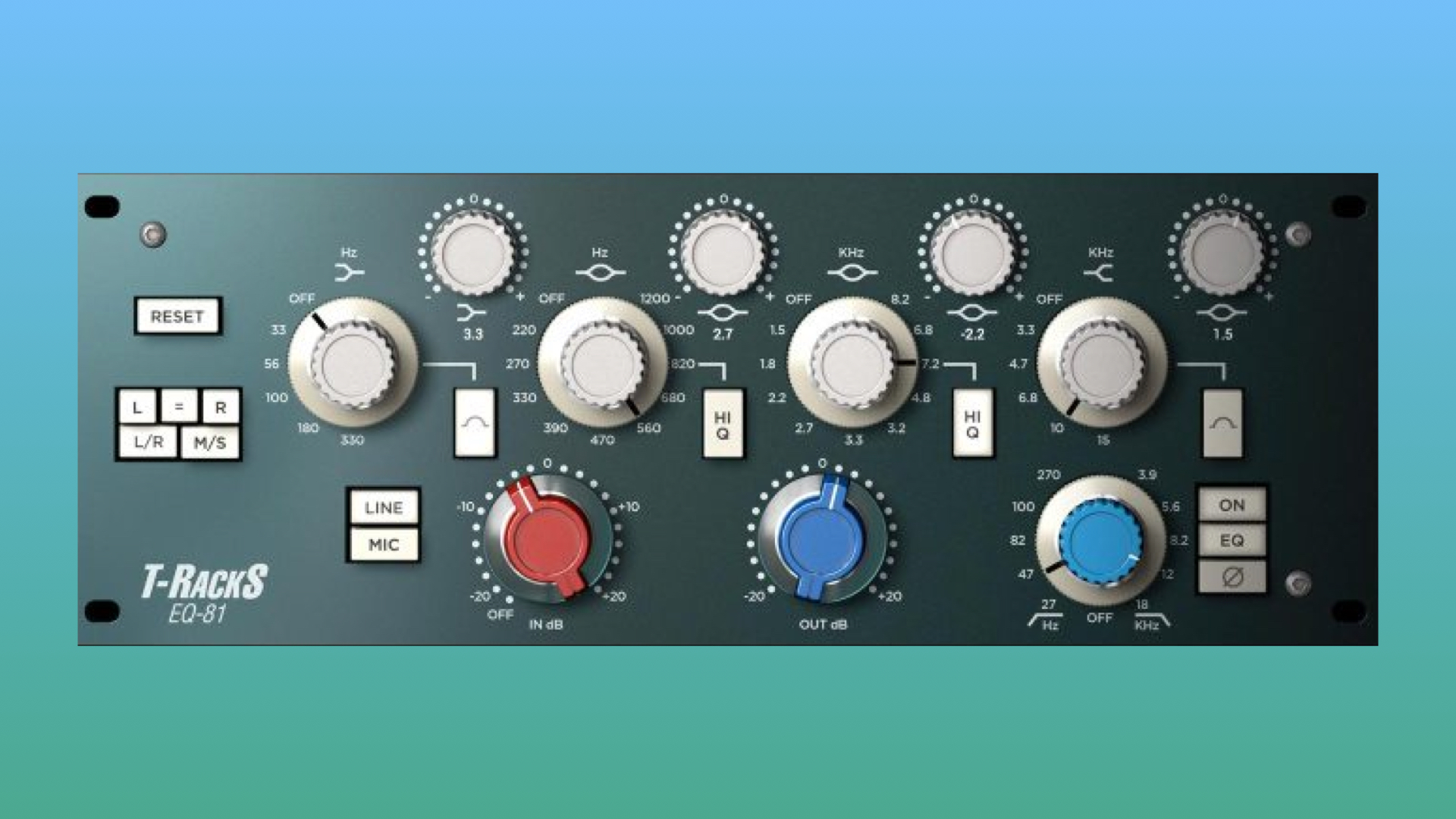 FREE Download: IK Multimedia T-RackS EQ 81 plugin, an emulation of the ...