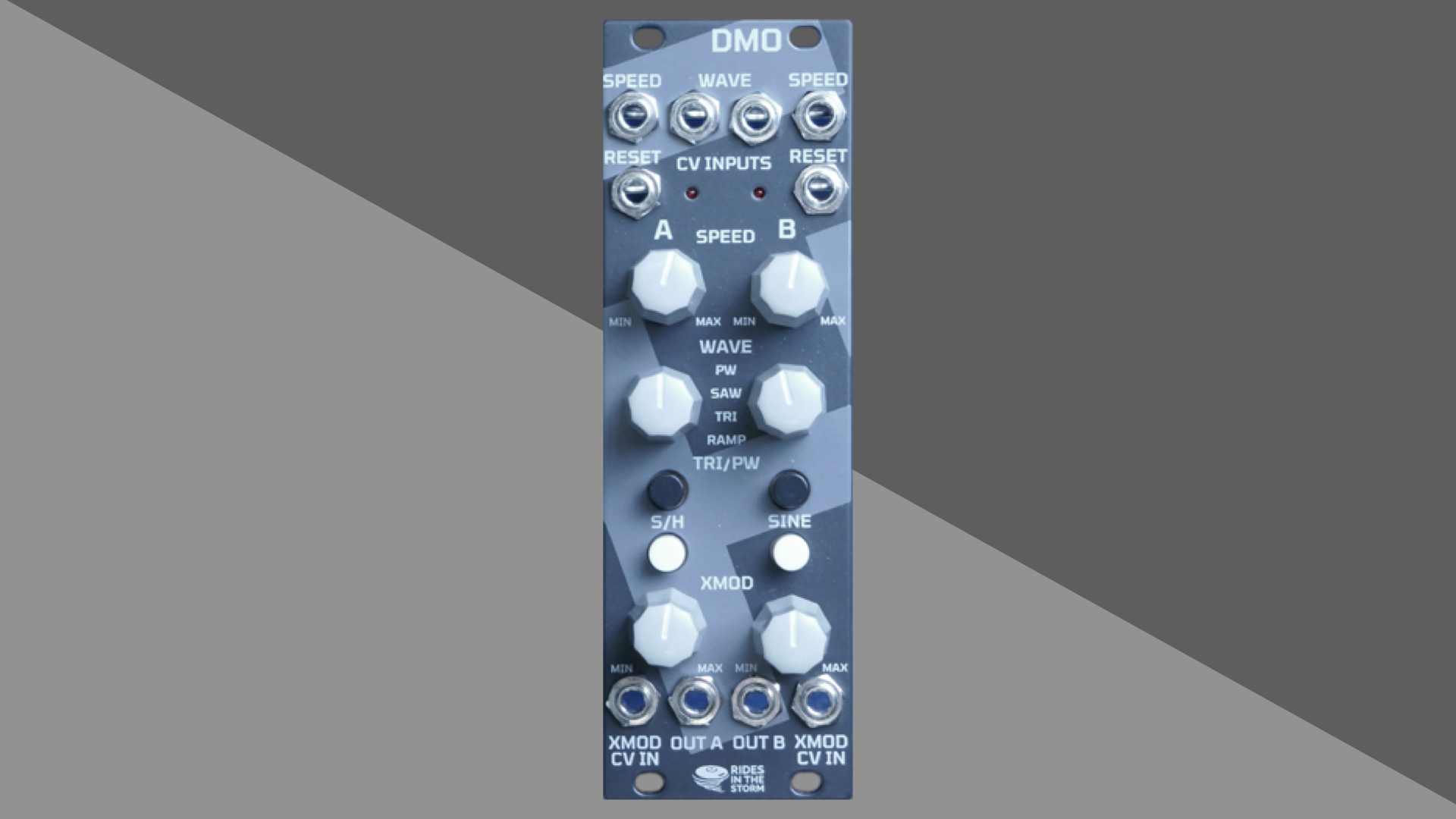 Rides In The Storm DMO, dual LFO module with cross-modulation
