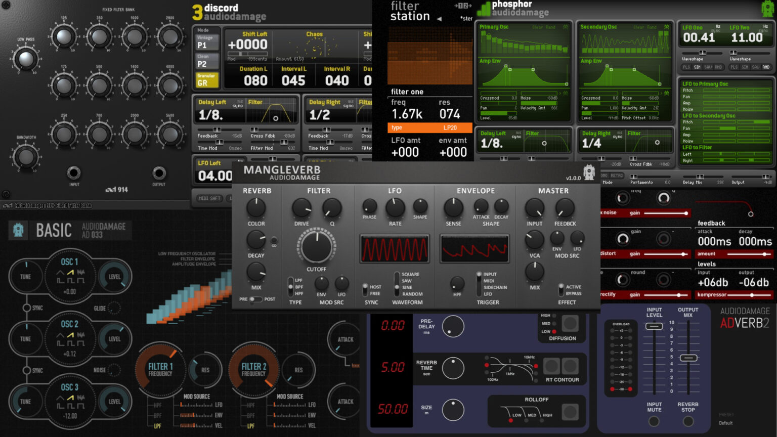 Download 33 Audio Damage legacy synths and effects plugins (VST/AU) for ...
