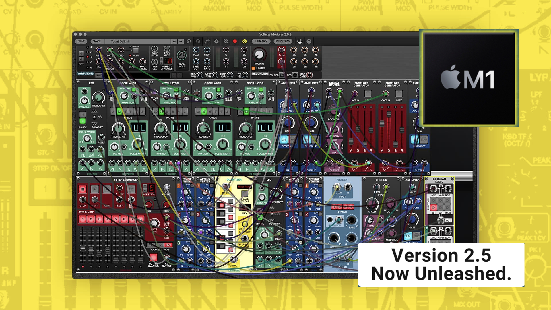 Cherry Audio Voltage Modular 2.5 with Apple Silicon support & new synth ...