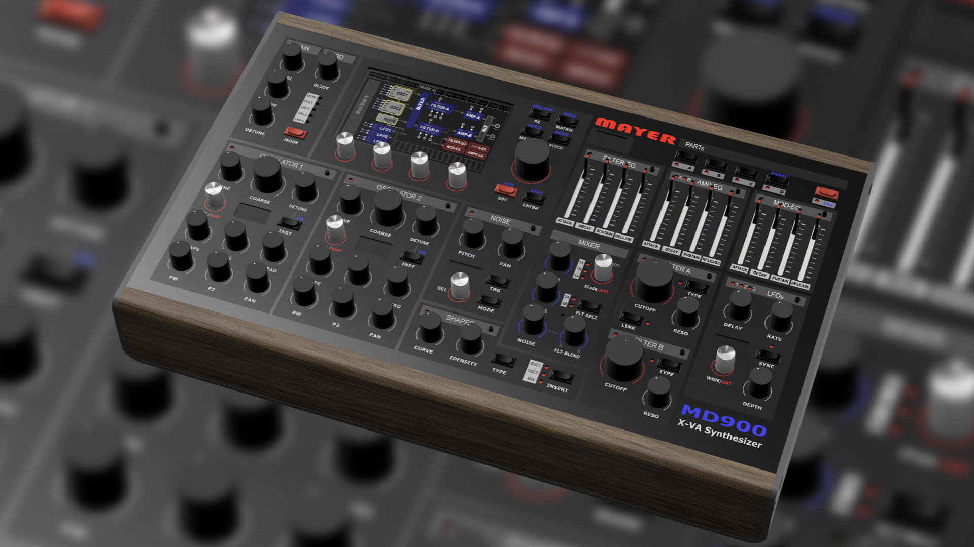 Mayer MD900 multi-timbral wavetable Synthesizer is now in production