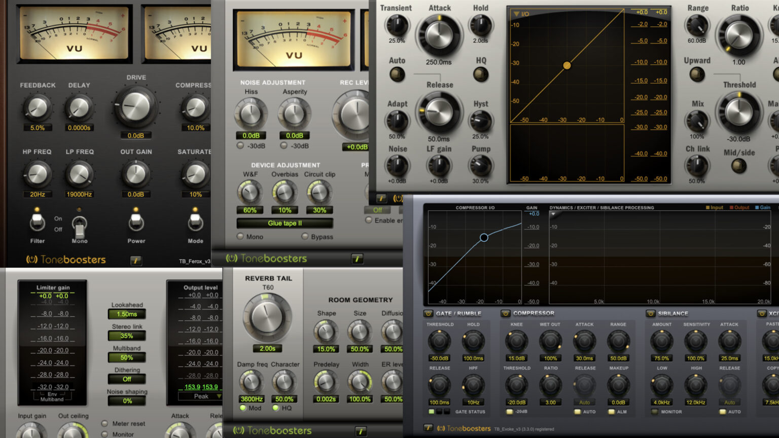 ToneBoosters has released 23 legacy plugins (mac/win) with 64-bit ...