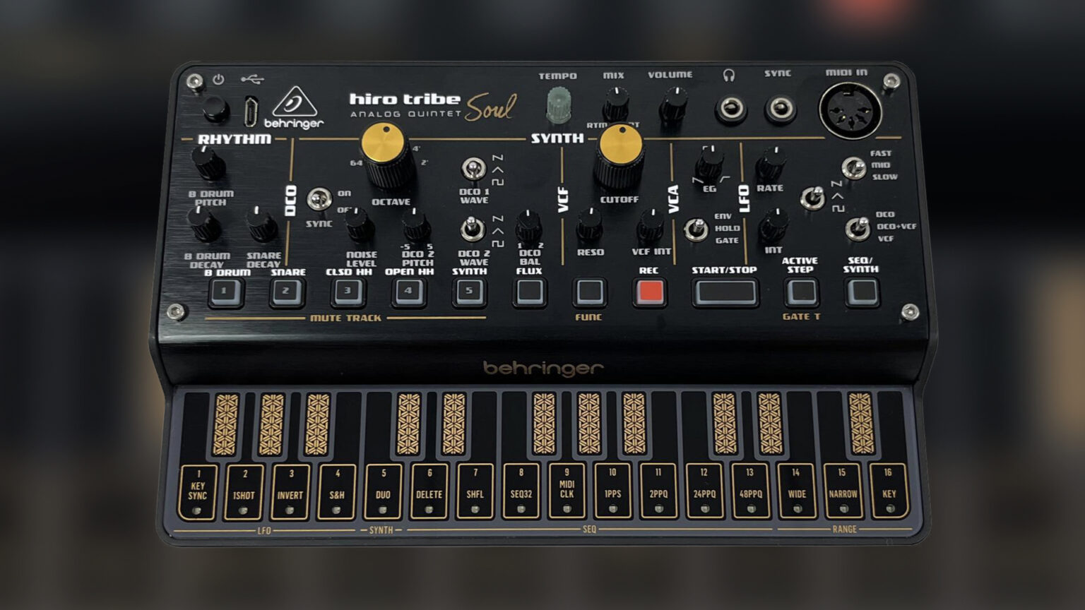 Behringer Hiro Tribe, a $99 analog groove Synthesizer from the MS-20 ...