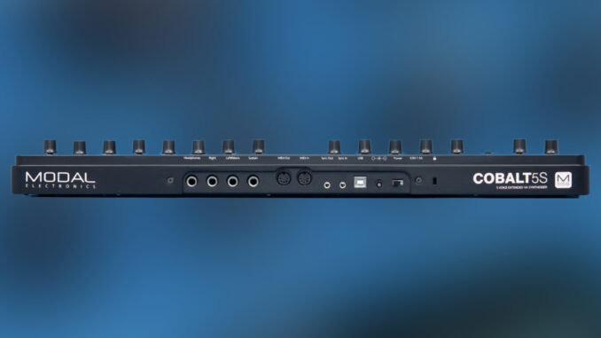 Modal Electronics Cobalt5S, the Cobalt virtual analog Synthesizer for mobile musicians