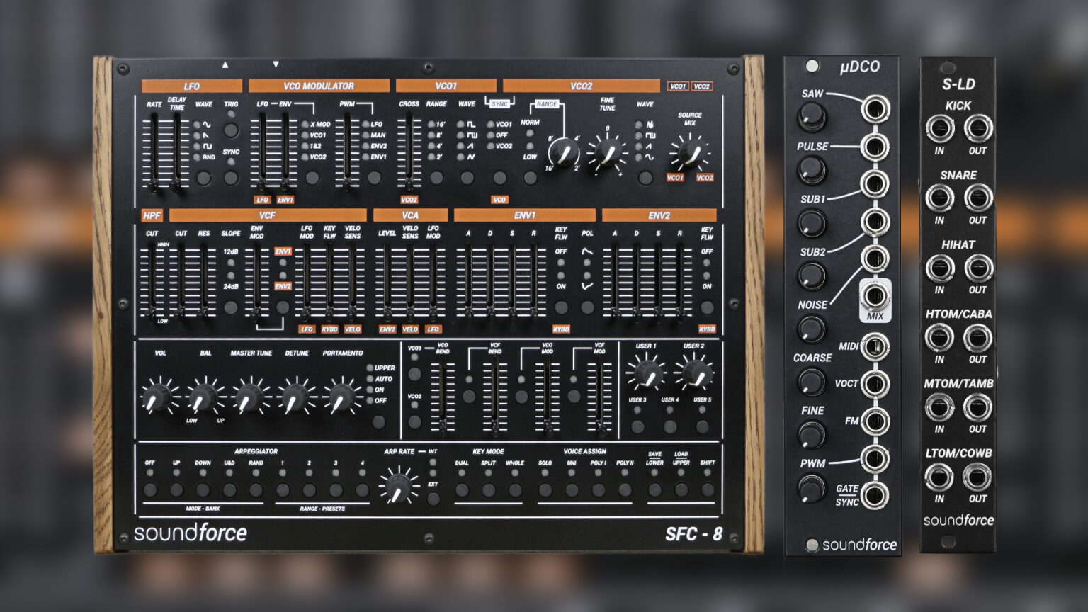 Superbooth 22: Soundforce SFC-8 MIDI controller, uDCO & S-LD LinnDrum sample player