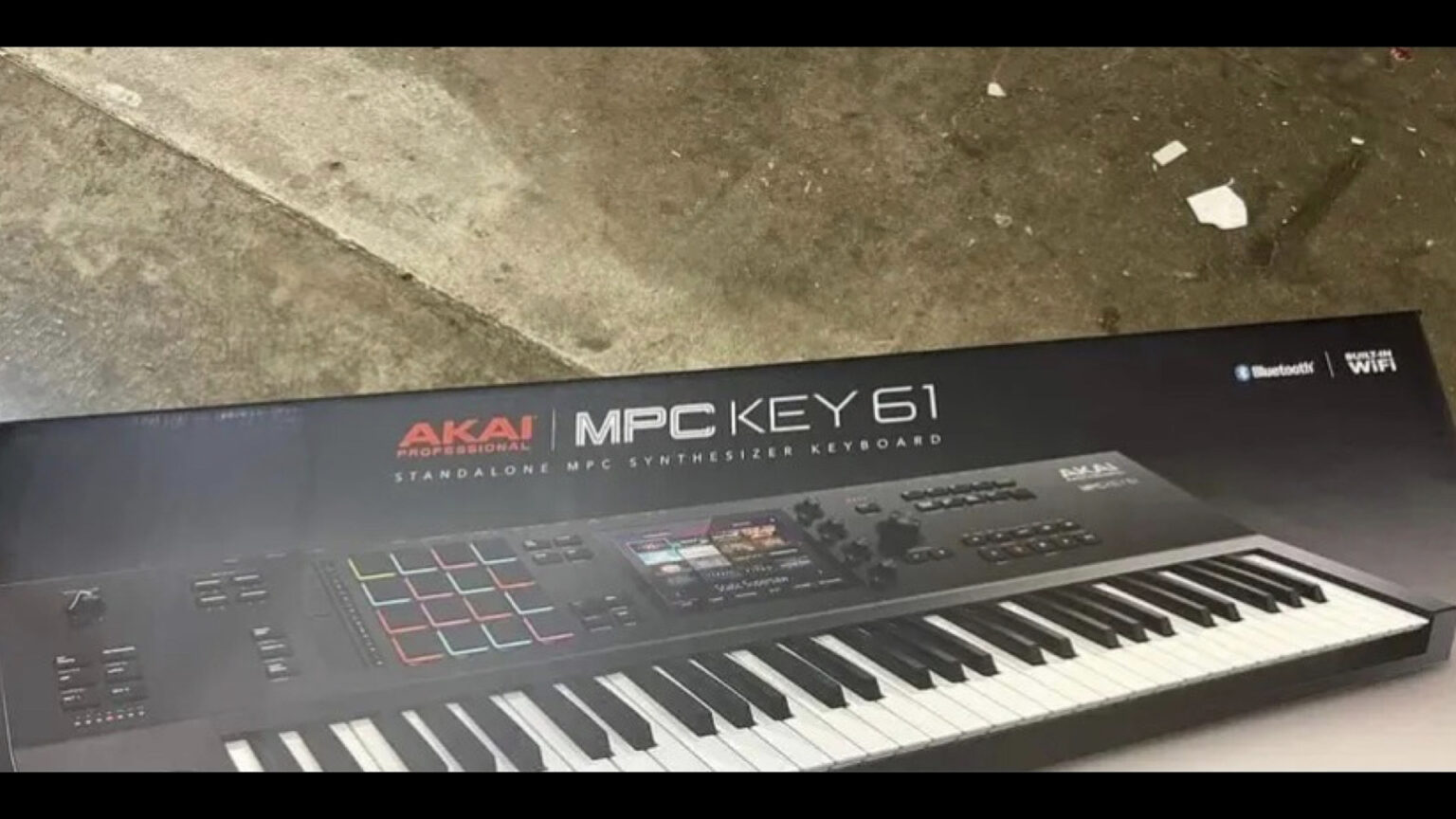 Akai MPC Key 61 leak, first photo of the new keyboard groovebox sampler