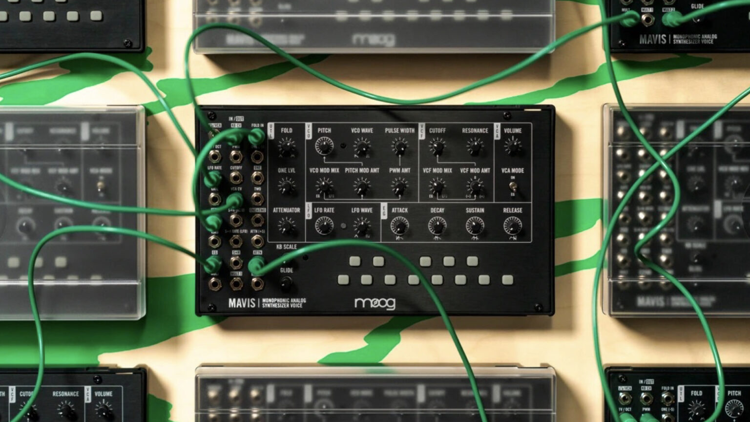 Moog Mavis, the Werkstatt semi-modular analog synth evolution, first look