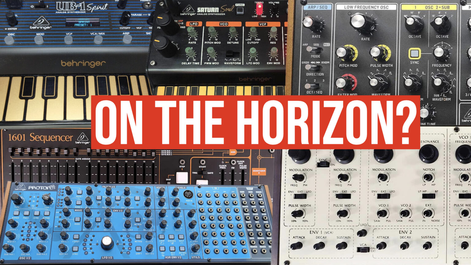 Behringer Edge ready for pre-order and where are the other announcements?