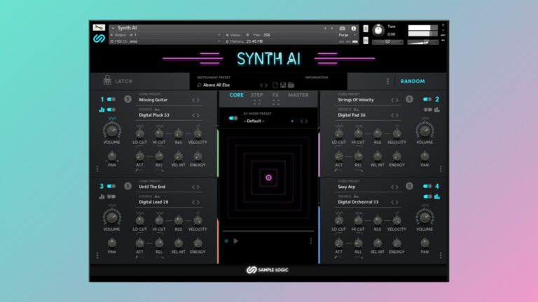 Sample Logic Synth AI, a new hybrid synth instrument for Kontakt