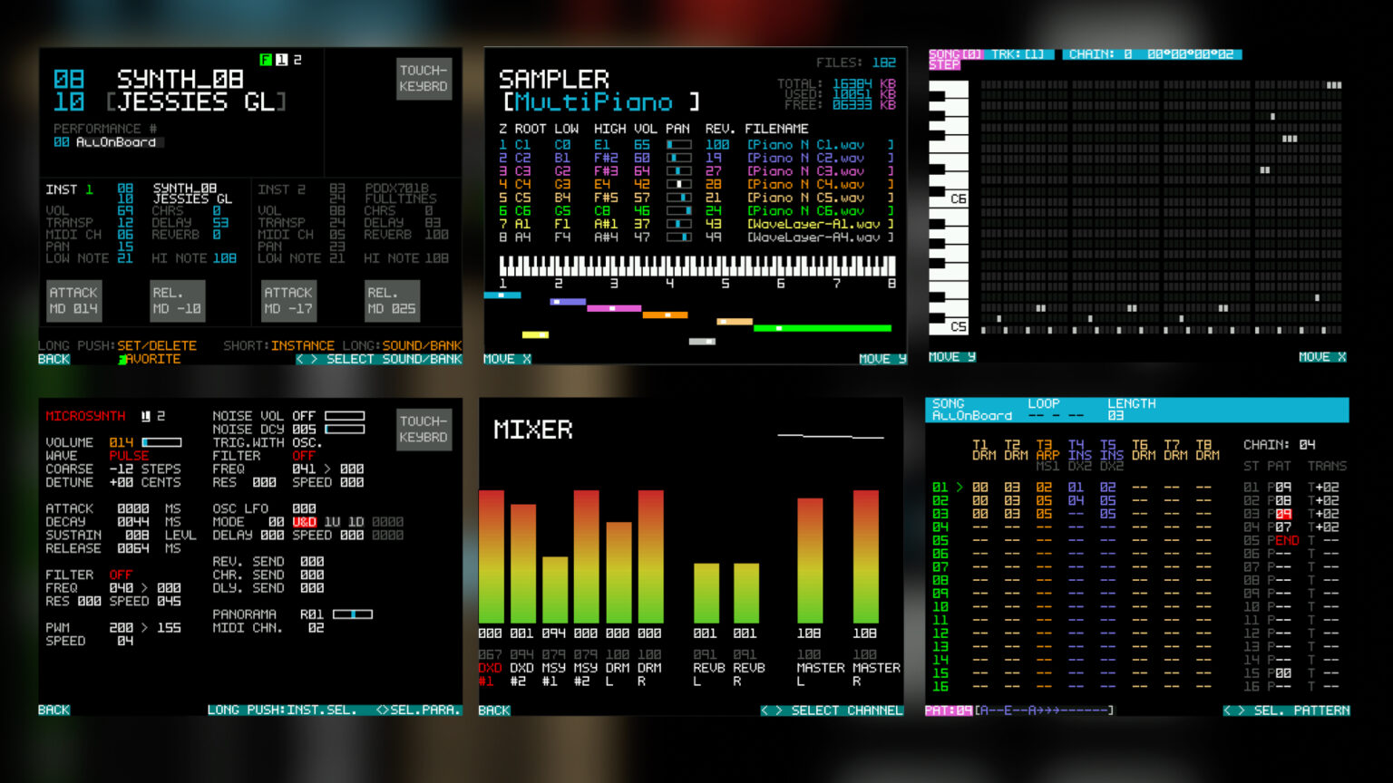 MicroDexed Touch, portable open-source multi-engine groovebox