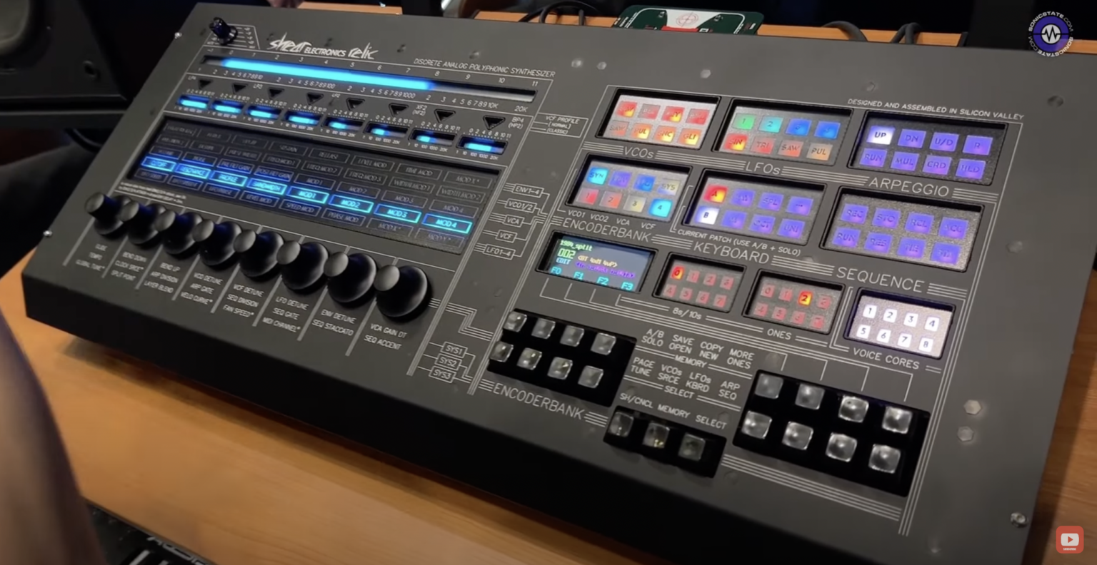 Shear Electronics Relic, bi-timbral OB-X clone made a comeback at ...