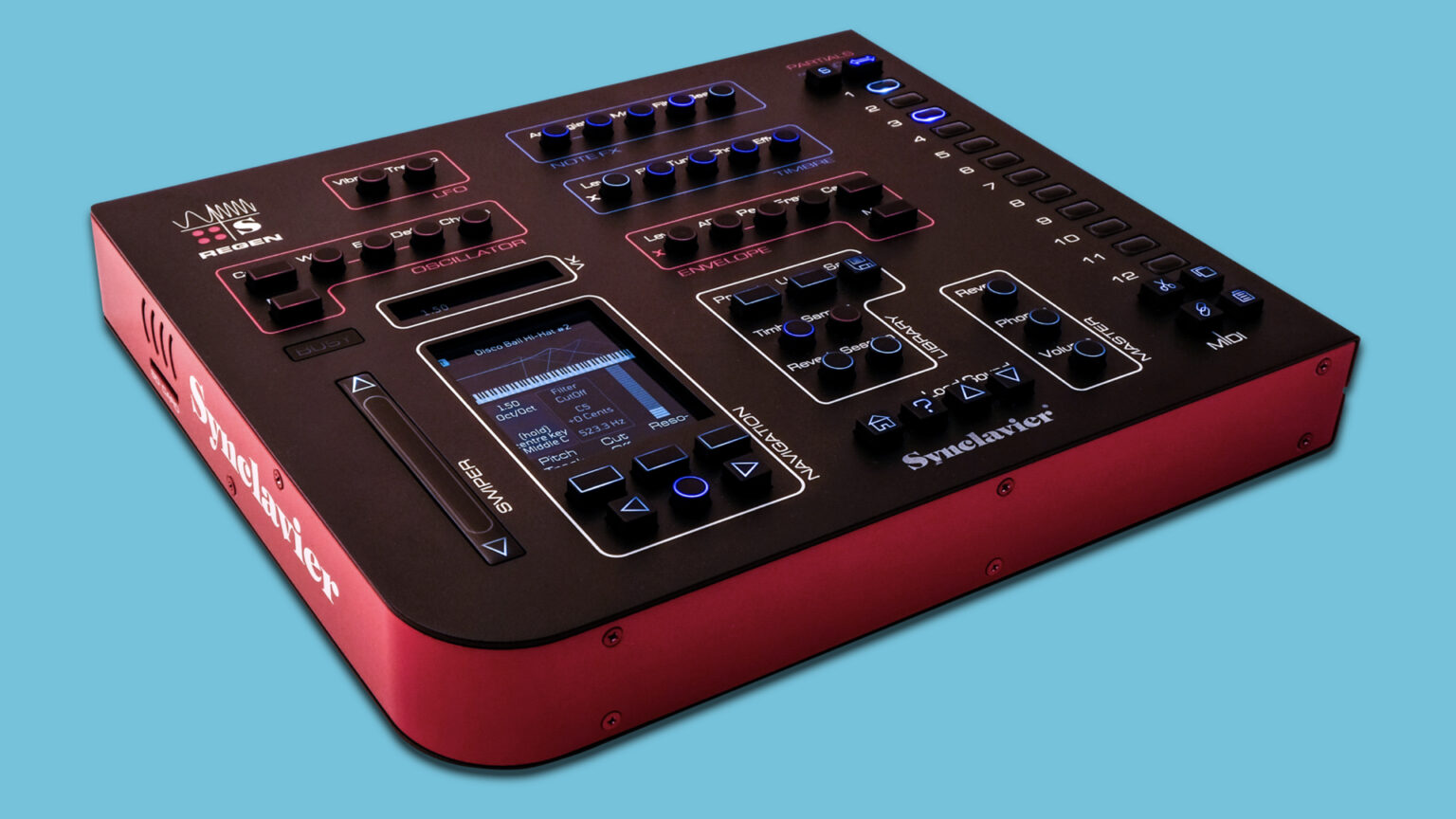 Synclavier Regen, multi-layer desktop synth with additive synthesis and ...