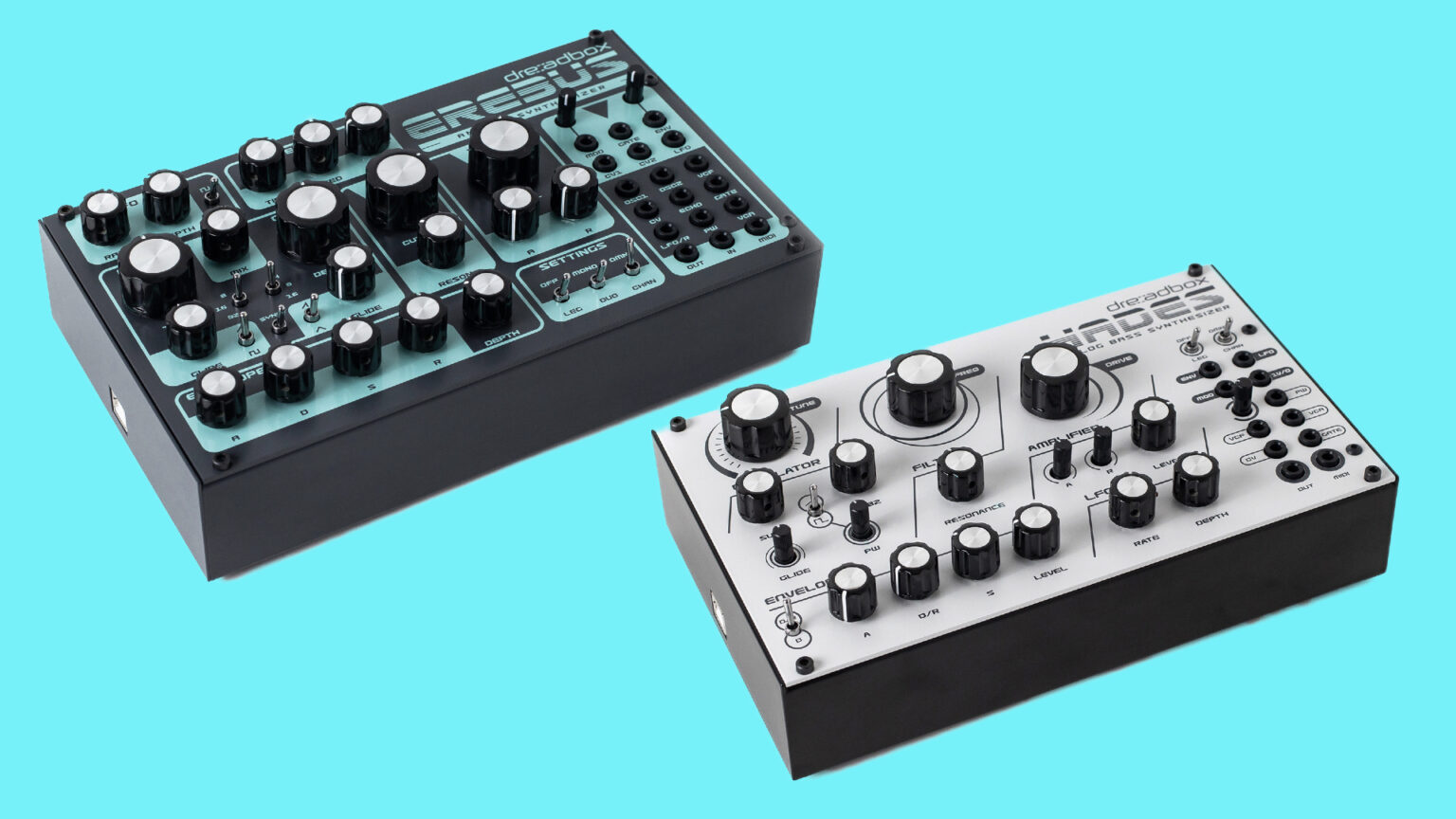 Dreadbox Erebus and Hades reissues, the built versions are now available