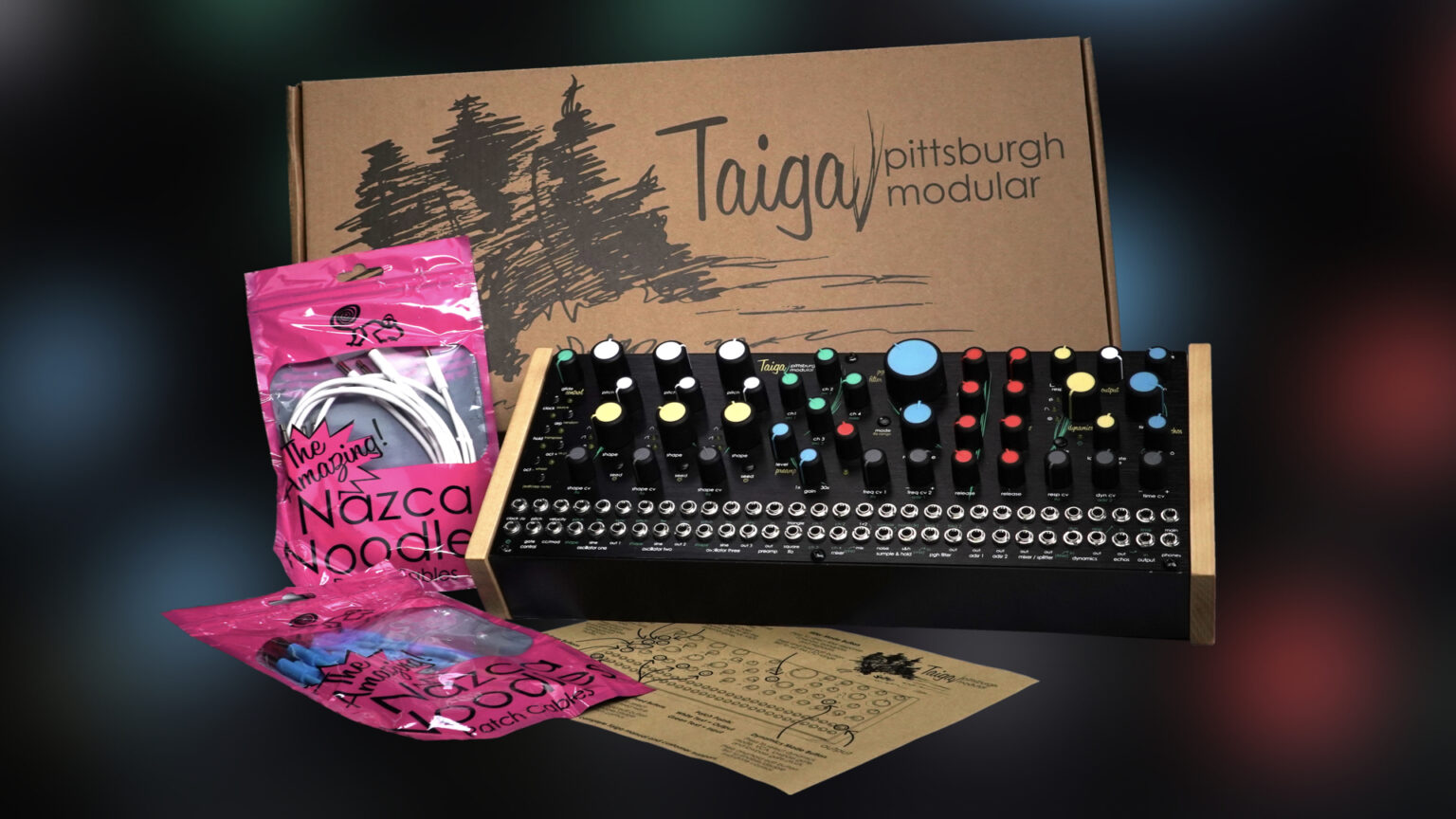 Pittsburgh Modular Taiga, a semi-modular analog synth with an east/west ...