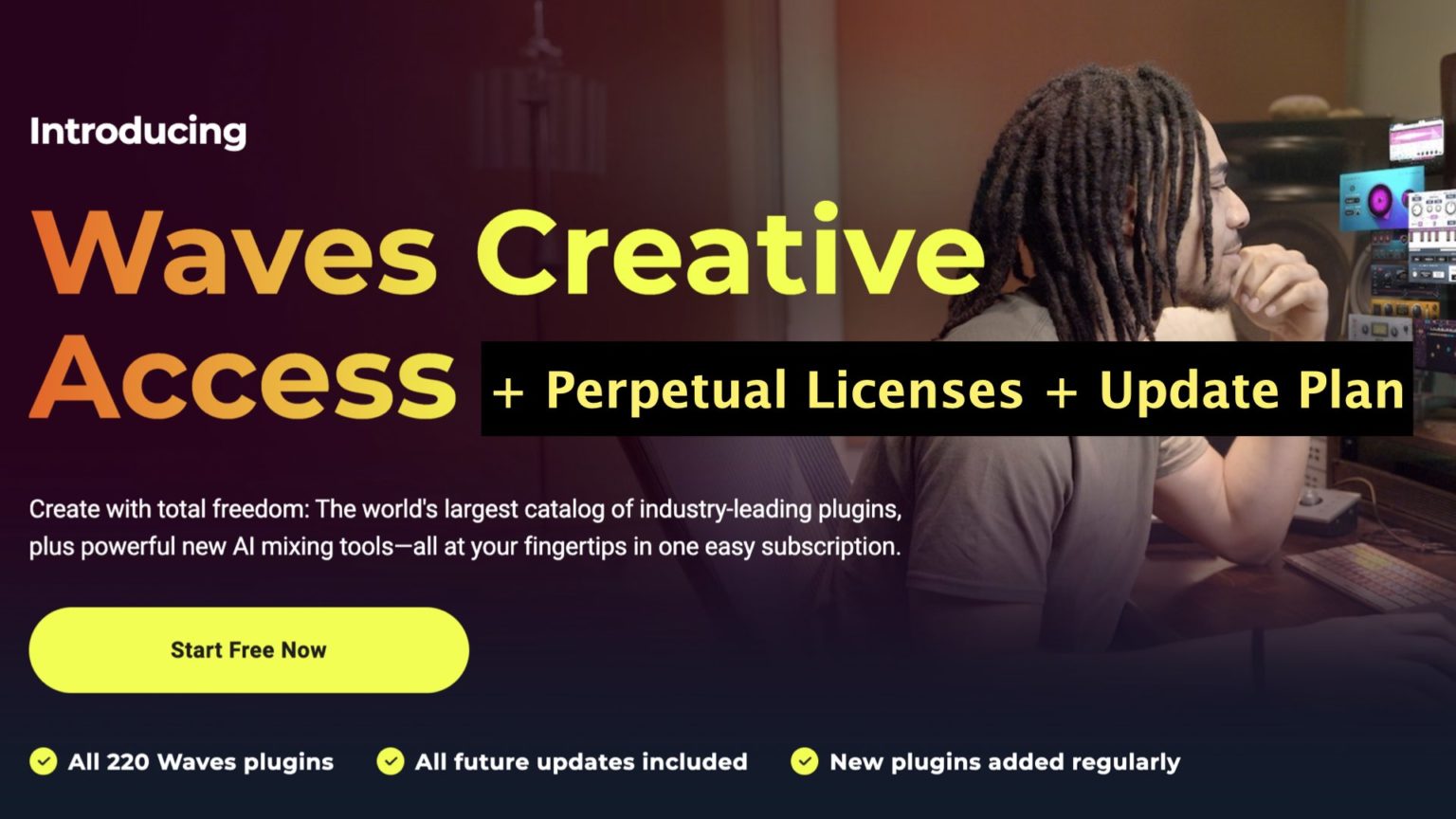 Waves rows back and re-introduces perpetual licenses and update plan