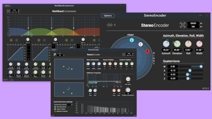 IEM GranularEncoder, free ambisonic granular plugin for macOS and Windows