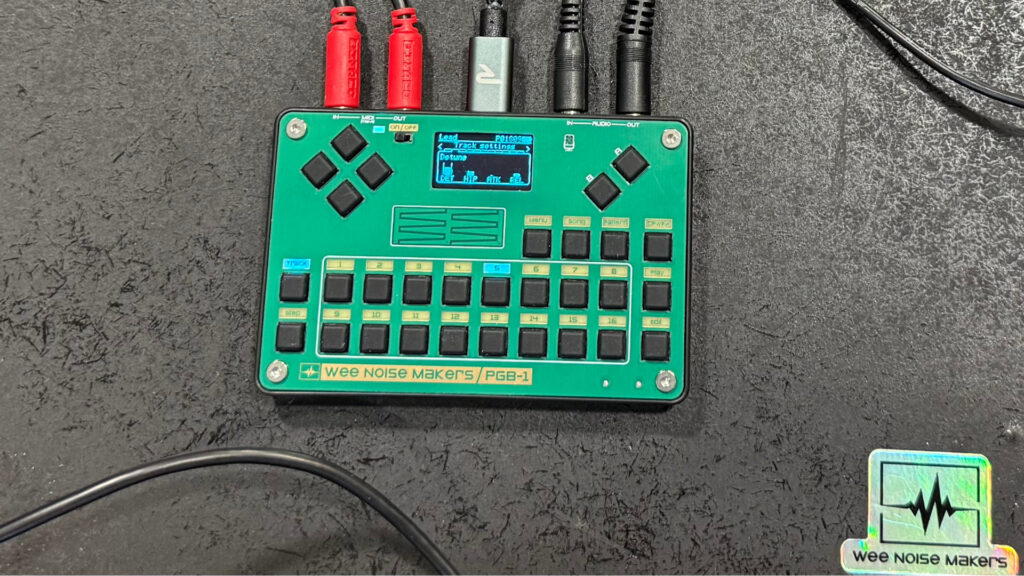 Wee Noise Makers PGB-1, pocket-sized groovebox and MIDI sequencer is ...