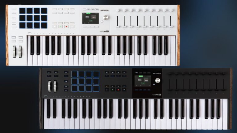 Arturia KeyLab mk3 review, hardware and software MIDI keyboard ...