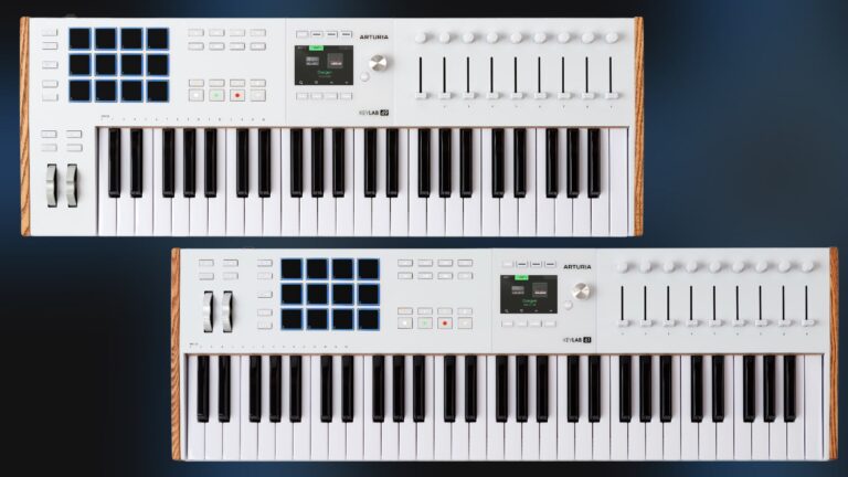 Arturia KeyLab mk3 review, hardware and software MIDI keyboard ...