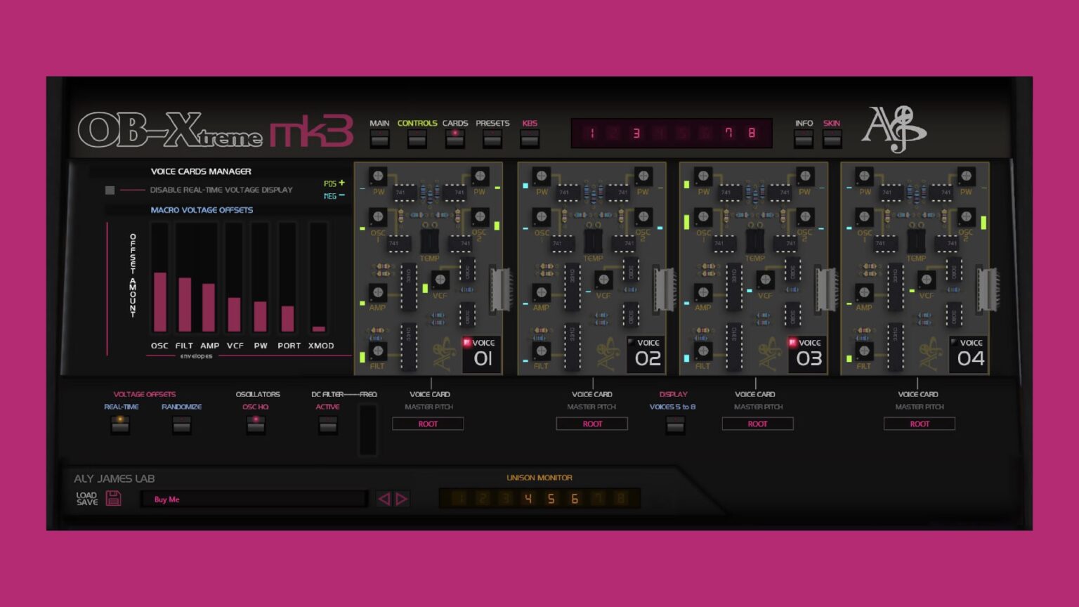 AJL OB-Xtreme Mk3, free major update for its OB-X/OB-Xa Synthesizer ...