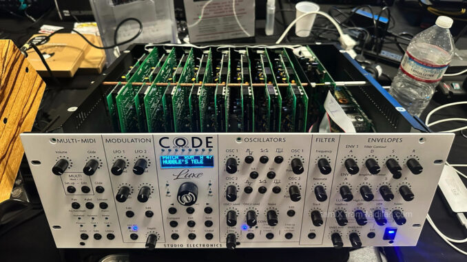 Studio Electronics CODE Luxe, new polyphonic analog Synthesizer in rackmount format - SYNTH ANATOMY