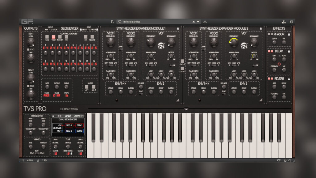 GForce Software Oberheim TVS Pro review, emulation of the Two Voice Pro ...