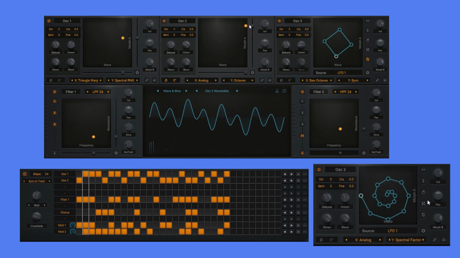 TheWaveWarden Spline, spectral morphing wavetable Synthesizer plugin (mac, linux, win) - SYNTH ...