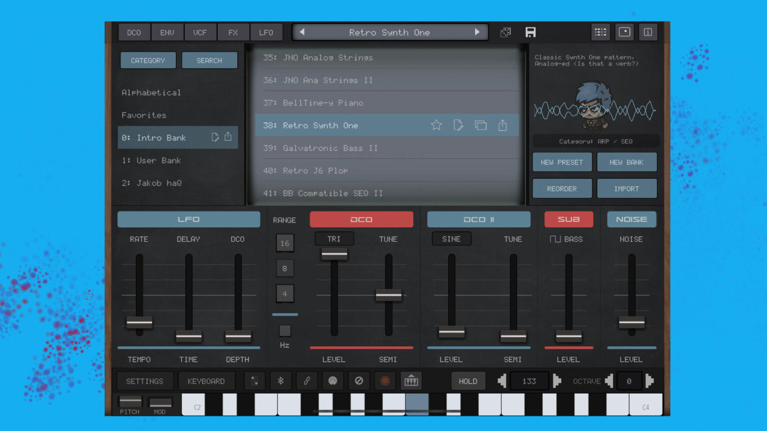 Audiokit Synth One J6 review: free iOS synth app for mobile music ...